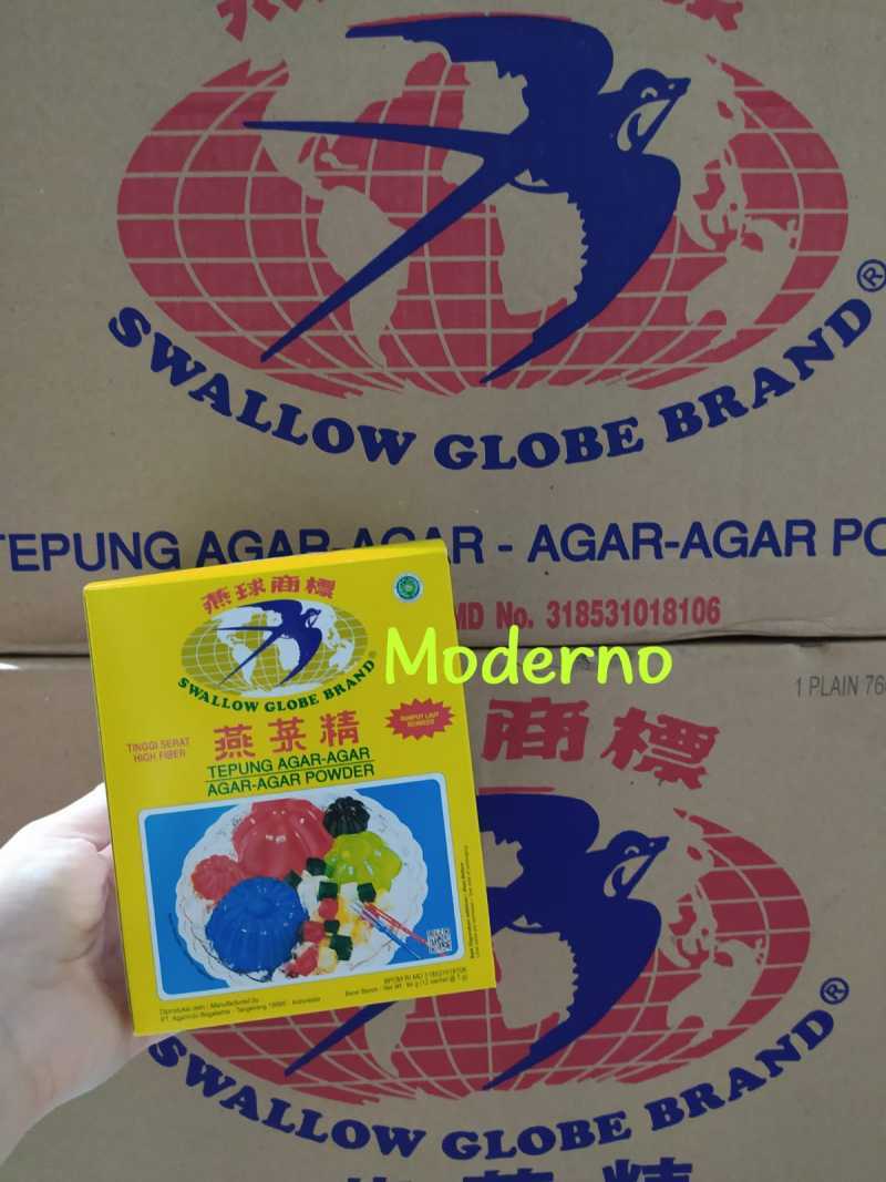 Jual Swallow Globe agar-agar putih isi 12 sachet di Seller MODERNO ...
