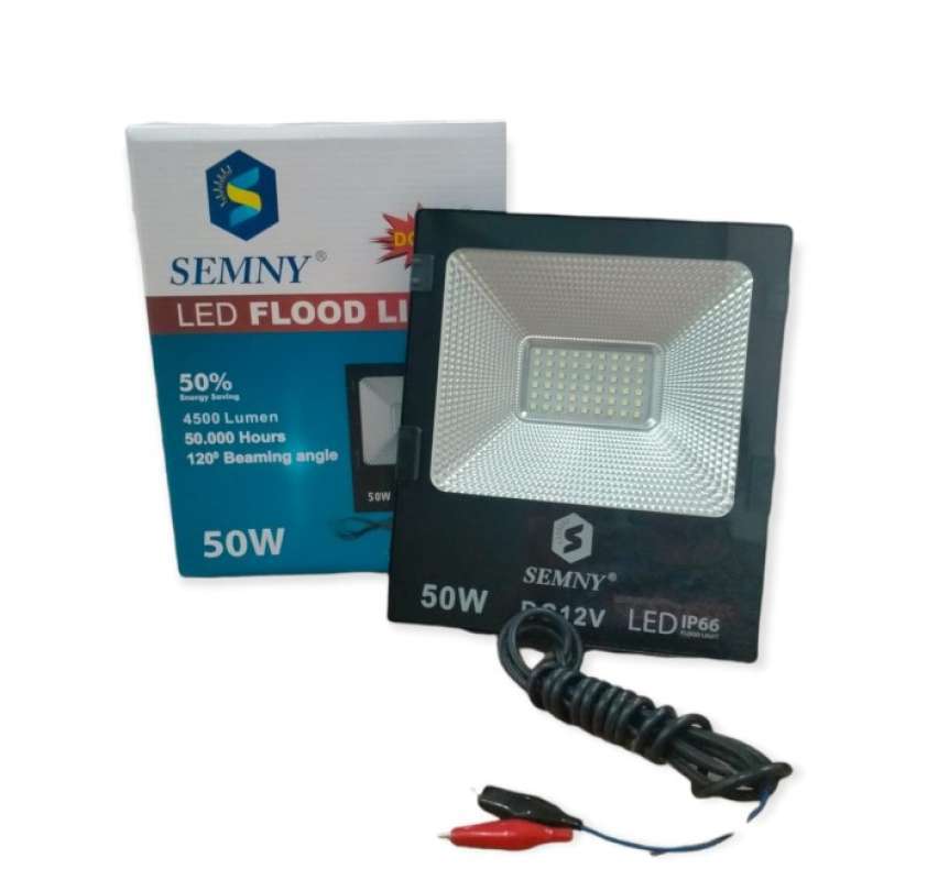 Jual Lampu Sorot Led Kap Big Power Floodlight Semny Dc 12v 50w + Kabel Ip66 Di Seller Gudang ...