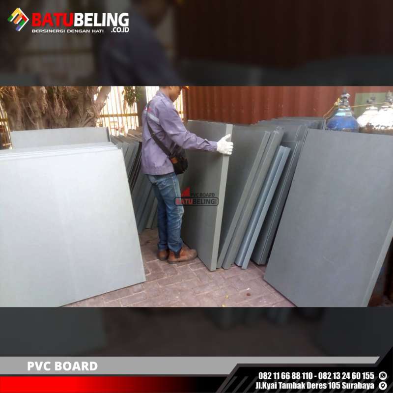 Jual Pvc Board Tebal 8mm Ukuran 122 X 244 Cm Tipe Medium Hitam Density 5 Di Seller Batubeling ...