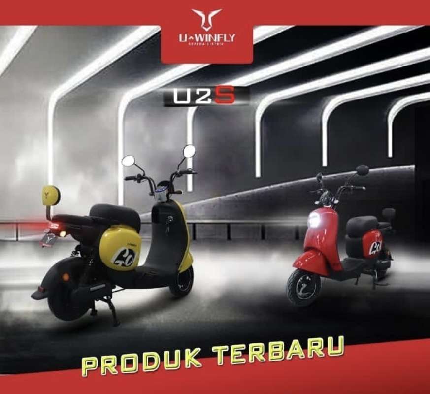 Jual Sepeda Motor Listrik Uwinfly U2S Lithium U2 SU 2 S U1 battery SNI - Hijau di Seller cv ...