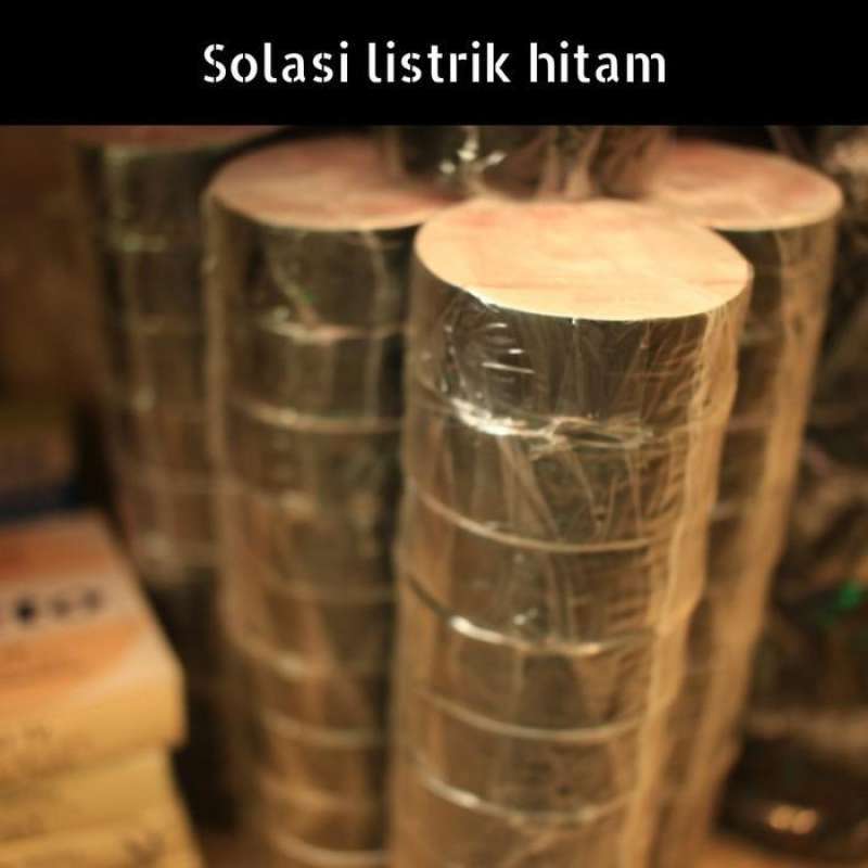 Jual Solasi Kabel Templek / Templex Isolasi Listrik Hitam Kecil di ...