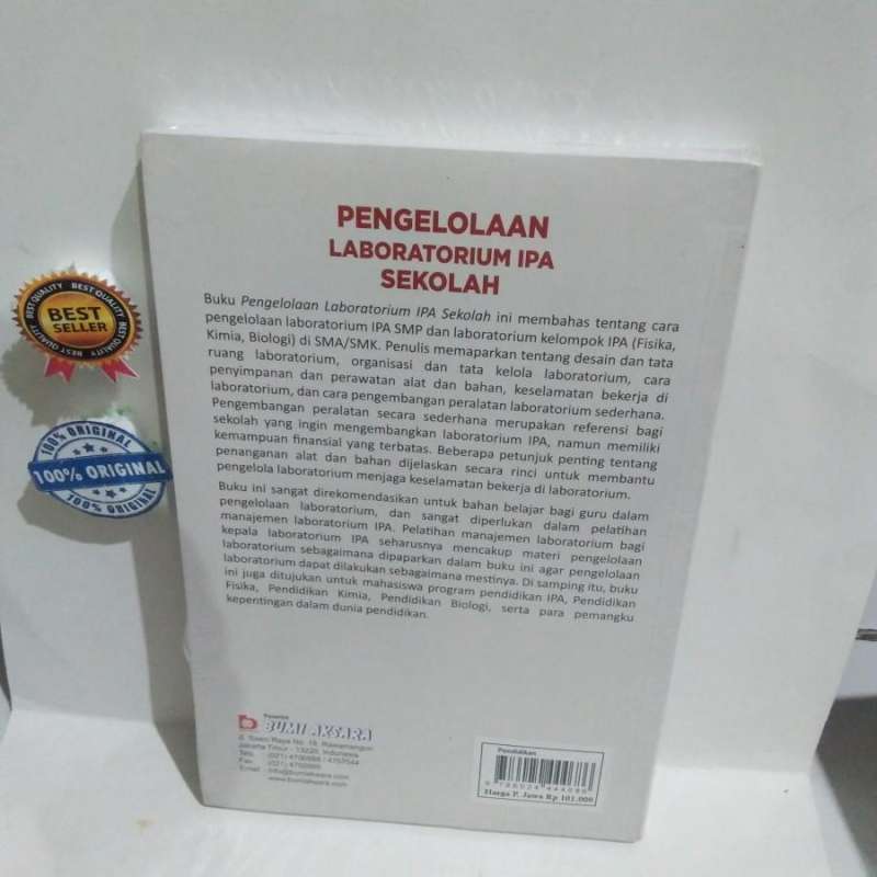 Jual Buku Pengelolaan Laboratorium Ipa Di Sekolah Oleh Ridwan Abdullah ...