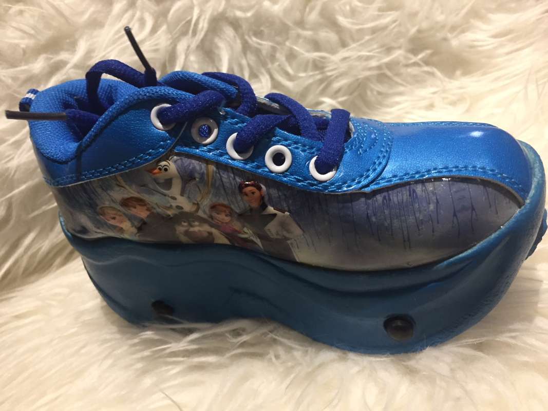 Jual Sepatu Roda Anak 2 In 1 (roda Bisa Dilipat) - Frozen - Biru Di ...