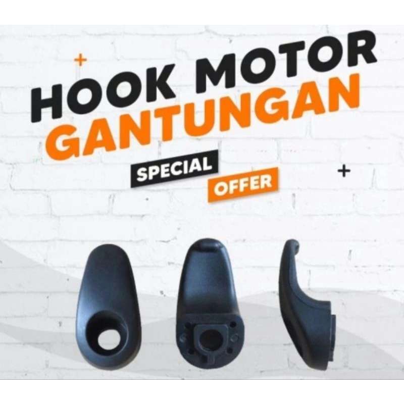Jual HOOK MOTOR HOOK CANTOLAN GANTUNGAN BARANG UNTUK MOTOR di Seller ...