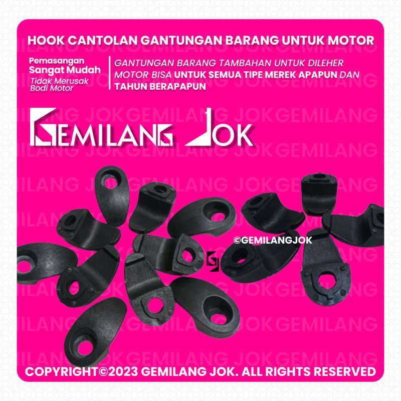 Jual HOOK MOTOR HOOK CANTOLAN GANTUNGAN BARANG UNTUK MOTOR di Seller ...