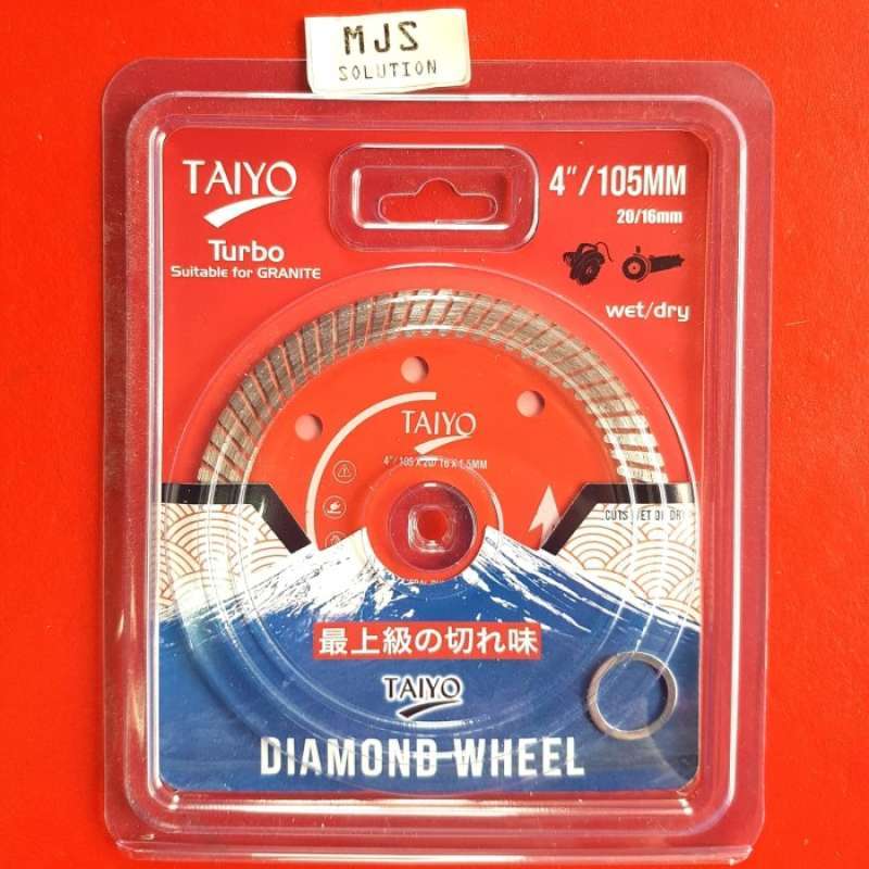 Jual Diamond Wheel Turbo Taiyo 4 Inch Red Merah Mata Gurinda Potong ...