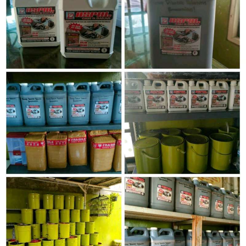 Jual Aspal Bakar 20 Kg Asphalt Emulsion / Aspal Waterproofing/ Pelapis ...