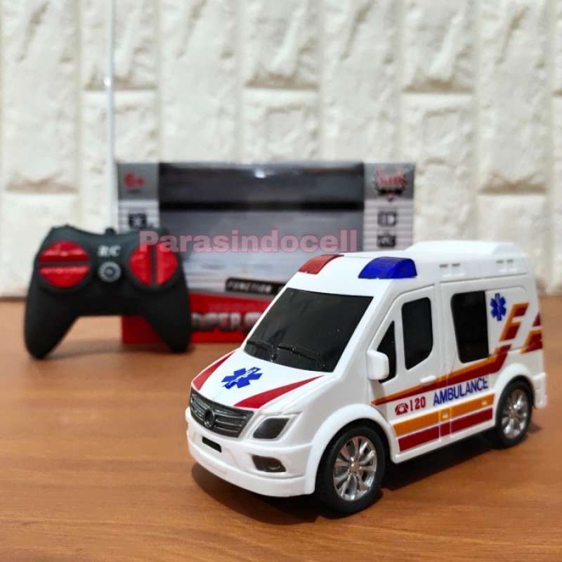 Promo Rc Mobil Ambulan Mini Car Remote Control Diskon 17% di Seller ...