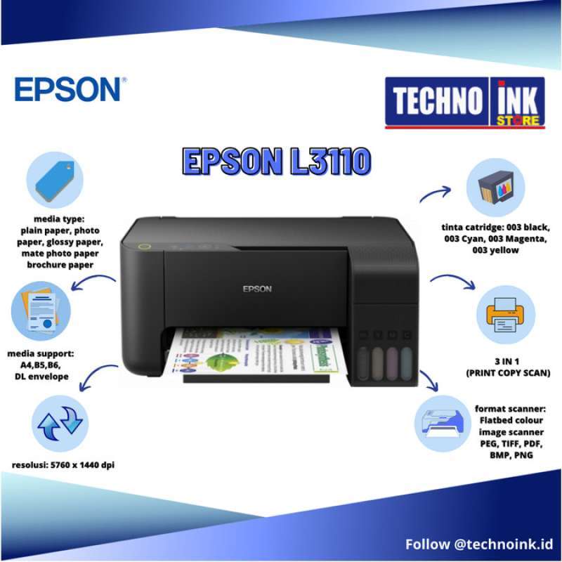 Promo Printer Epson L3210/l3110/l3120 | Print Scan Copy Diskon 29% Di ...