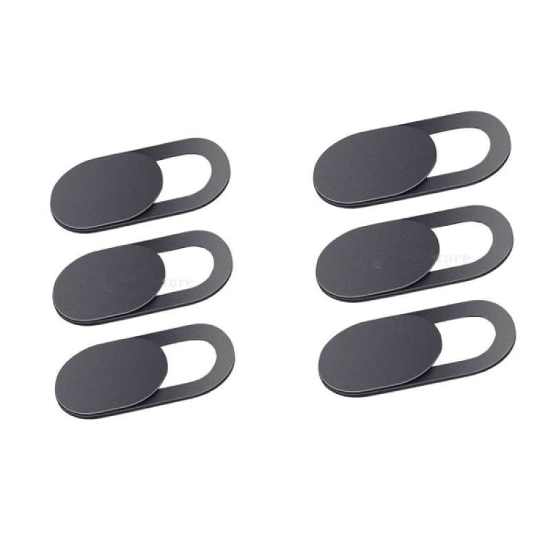Promo 6 Pack Black Webcam Cover for Privacy Open or Close with One ...