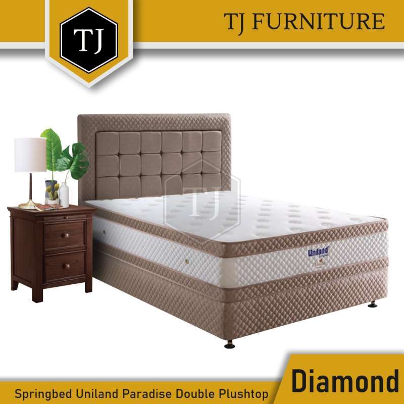 Jual Uniland Springbed Double Plushtop Diamond Full Set Divan Dan ...