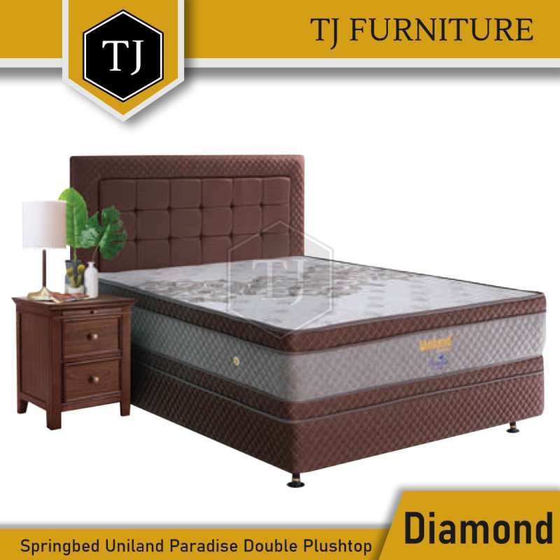 Jual Uniland Springbed Double Plushtop Diamond Full Set Divan Dan ...