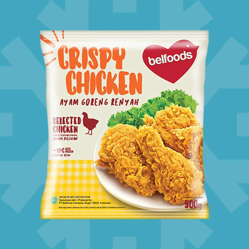 Jual BELFOODS FAVORITE CRISPY FRIED CHICKEN 500 GR di Seller Rumah Beku ...