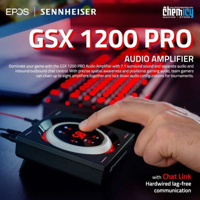 Jual EPOS I Sennheiser GSX 1200 PRO Gaming Audio Amplifeir Ext Sound ...