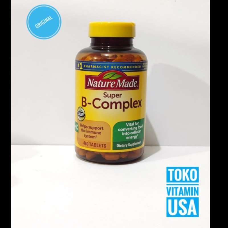 Jual NATURE MADE SUPER B-COMPLEX ISI 460 TABLETS di Seller Afifah Tick ...