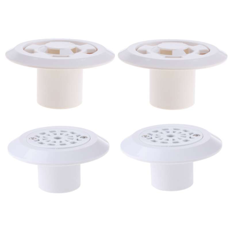 Jual 4pc Swimming Pool Water Overflow Outlet & Drainer Pool Discharge ...
