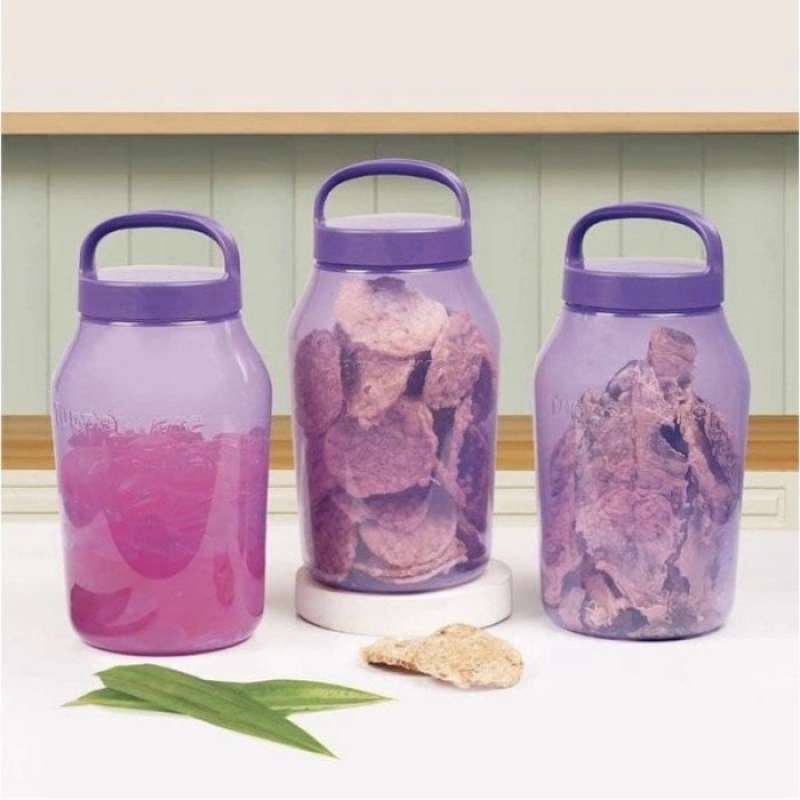 Jual Tupperware Universal jar 3L toples bulat 1pcs di Seller NiaGaraa ...