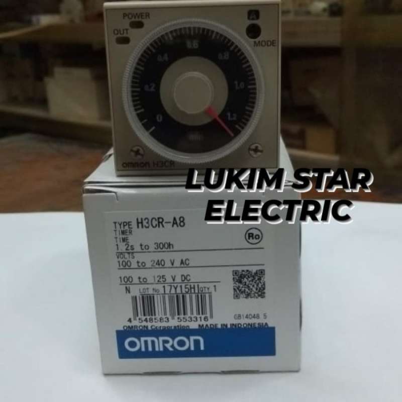 Promo Timer OMRON H3CR-A8 220Volt/Timer Omron h3cr-A8 With Socket 8PIN ...