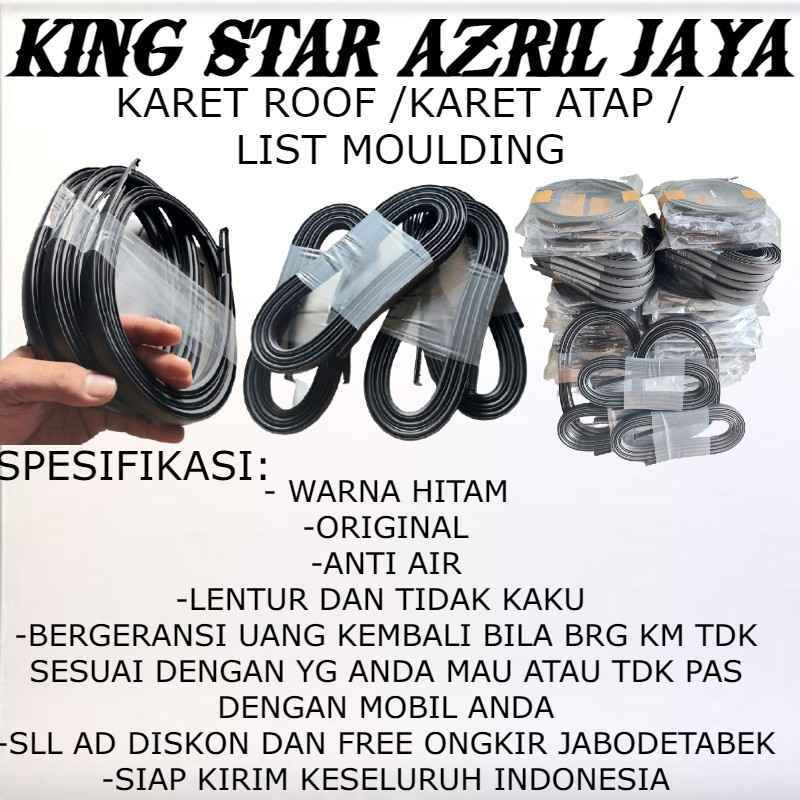 Jual Karet List Atap/list Moulding Roof/karet Roof Yaris Lama (kiri) Di ...