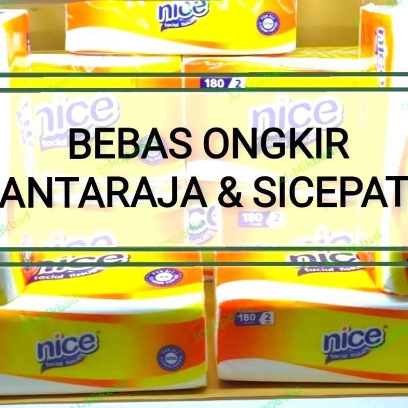 Jual Tissue Facial Nice 180 Sheet 2 ply 10 pcs Pekanbaru di Seller ...
