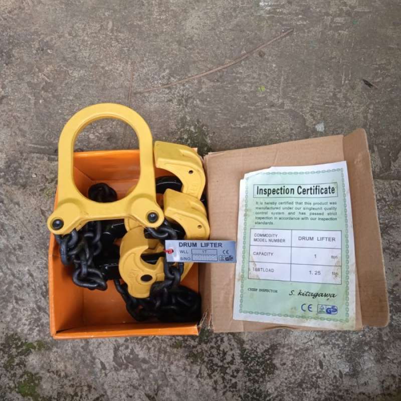 Promo CHAIN DRUM LIFTER NAGASAKI 1 TON DRUM HANDLING LIFTING Diskon 23% ...