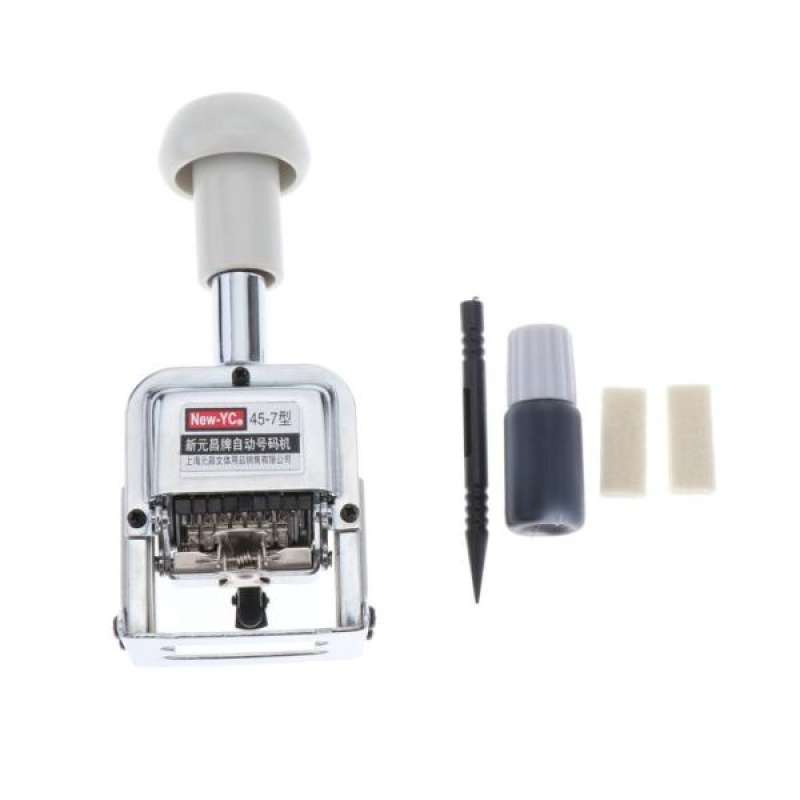 Promo Metal 7-Position Automatic Numbering Machine Roller Marking ...