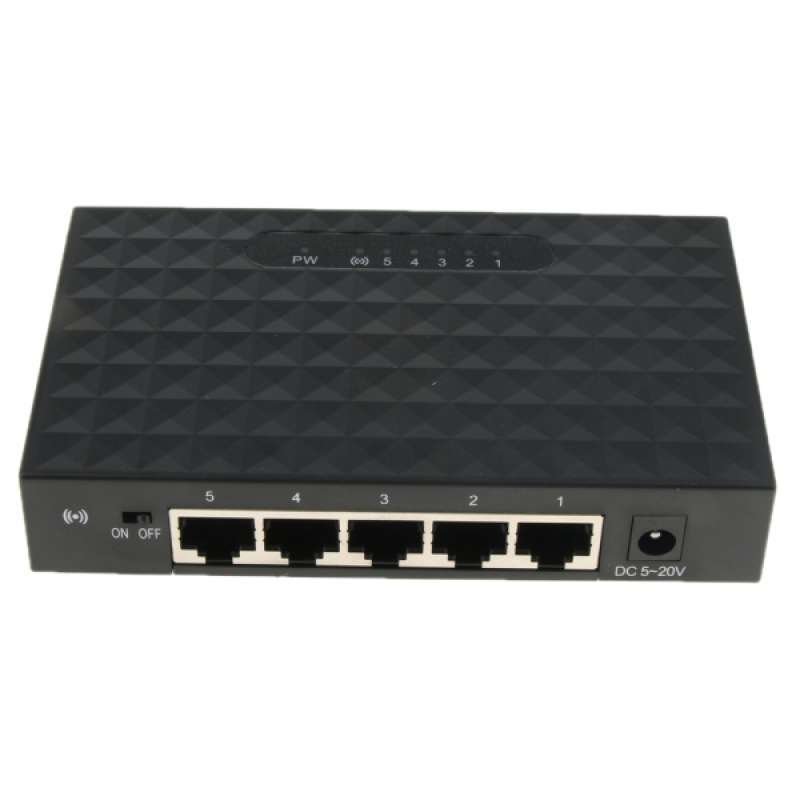 Jual 5-port 10mbps/100mbps Desktop Switch Fast Ethernet Network Switch ...
