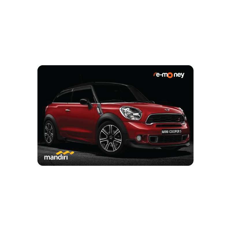 Jual Kartu Emoney Mandiri Mobil Mini Cooper Red Car Mobil Kendaraan ...