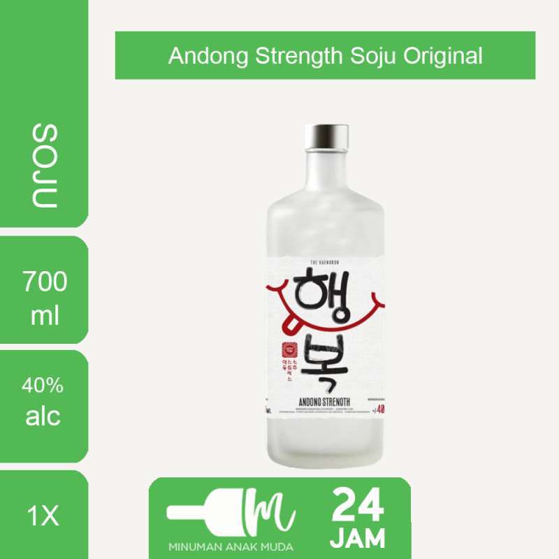 Promo Andong / An Dong Strength Soju Original 750ml Diskon 6% Di Seller ...
