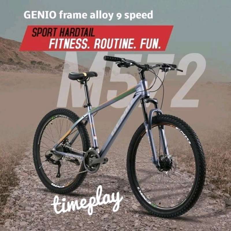 Jual Sepeda Gunung Mtb Genio 9 Speed Original Terbaru - Harga Promo ...