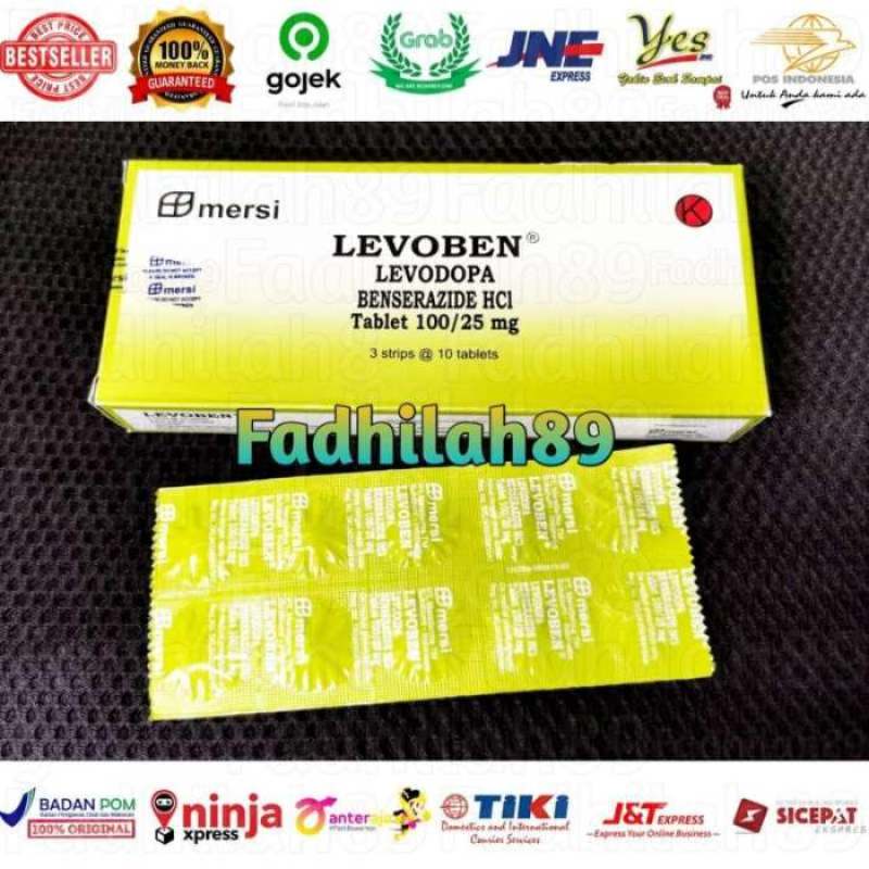 Jual Levoben Levodopa 100 Mg / Benserazide 25 Mg Box (30 Tablet ...