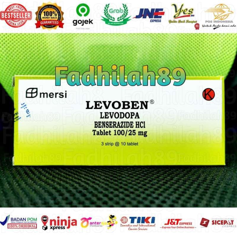 Jual Levoben Levodopa 100 Mg / Benserazide 25 Mg Box (30 Tablet ...