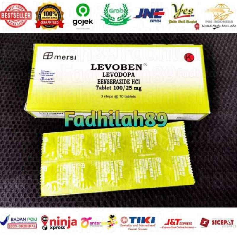 Jual LEVOBEN Levodopa 100 Mg Benserazide 25 Mg Strip (10 Tablet ...