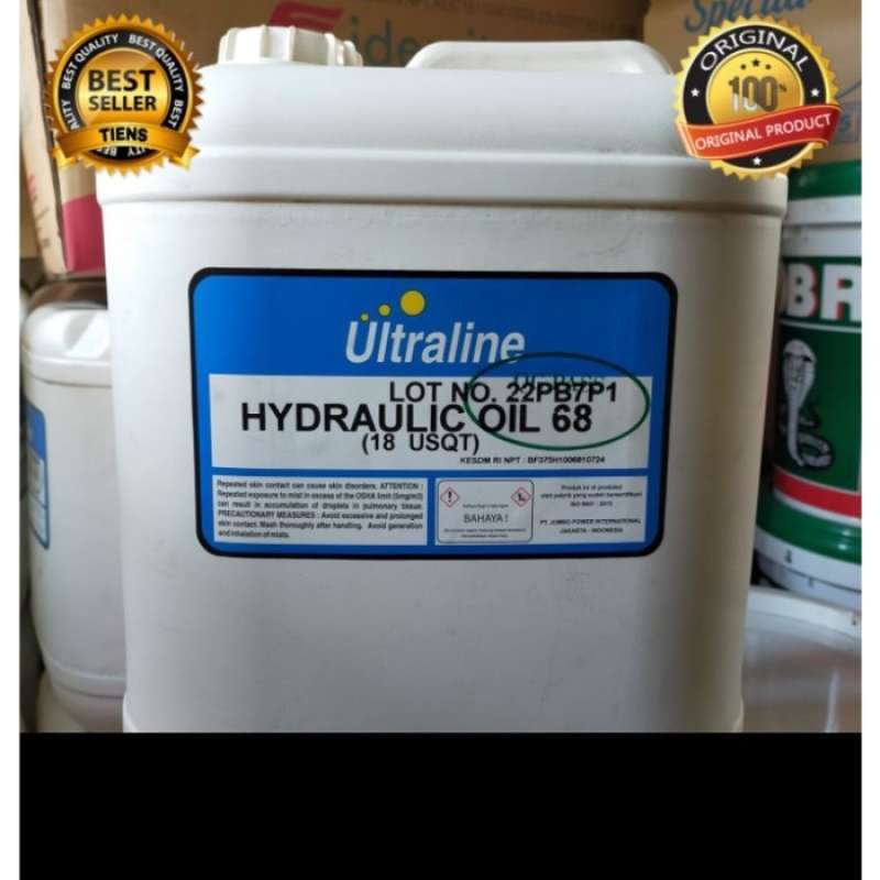 Promo Hydraulic Oil 68 Ultraline 18 Liter (18L) Oli Hidrolik 68 Sae-10 ... Promo Hydraulic Oil 68 Ultraline 18 Liter (18L) Oli Hidrolik 68 Sae-10 ...