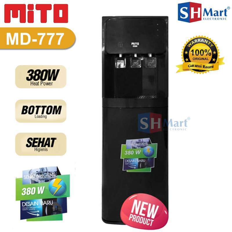 Jual DISPENSER GALON BAWAH MITO MD-777 / MD777 Hot & Cool Garansi Resmi ...