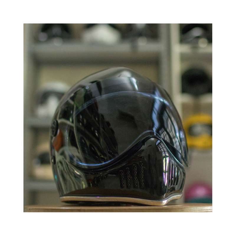 Promo Helm Cross Bone Full Face Klasik Kaca Luar - Hitam Diskon 35% di ...