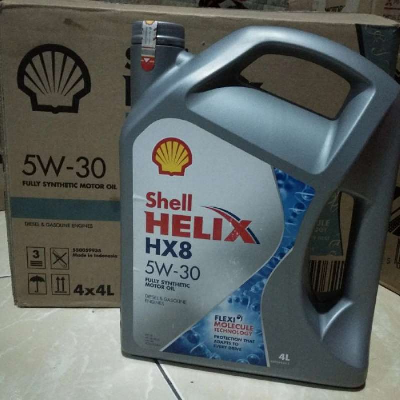 Promo Shell Helix Hx8 5W30 Diesel/Gasoline Engines Uk 4L Original ...