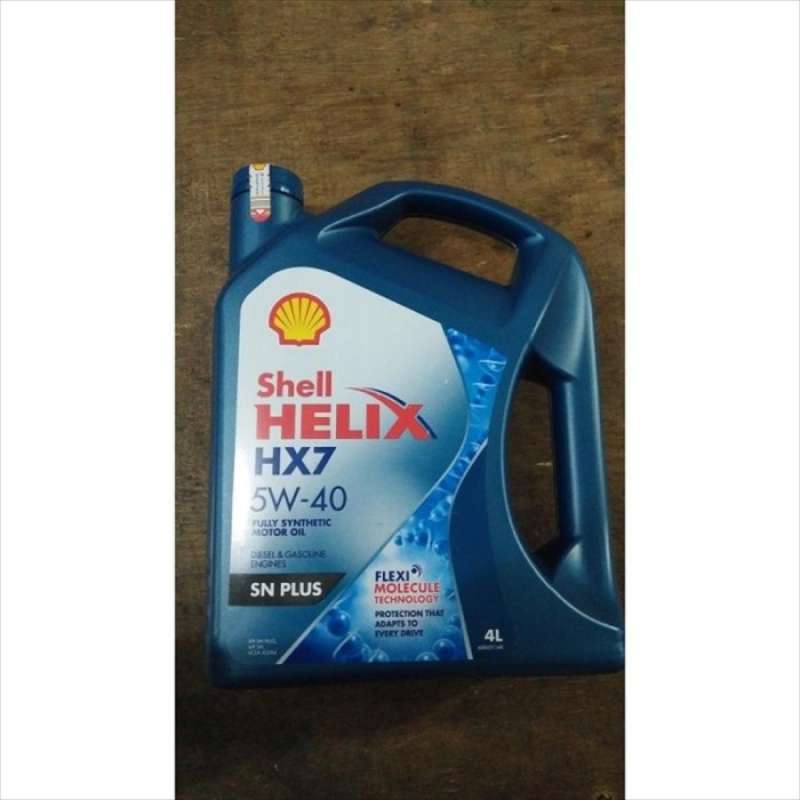 Promo Oli Mesin Bensin Diesel Shell Helix Hx7 5W-40 Sn Plus 4 Liter ...