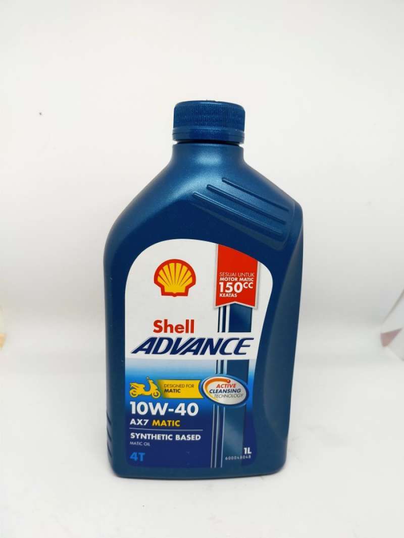 Promo Oli Shell Advance Ax7 Matic 1L 10W/40 Diskon 23% di Seller ...