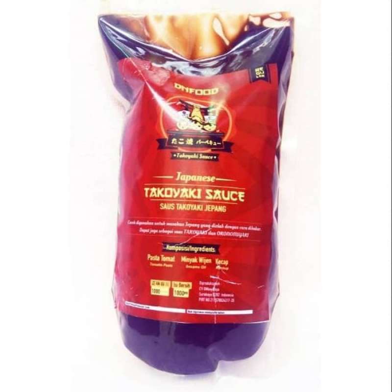 Jual Saos Takoyaki Dn Food 1 Liter 1000ml Saus Takoyaki 1000ml Dnfood ...