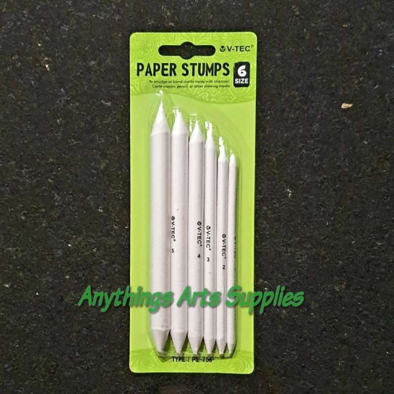 Jual V-TEC Paper Stumps set 6 type PS 156 paper pencil dusel tortilon ...