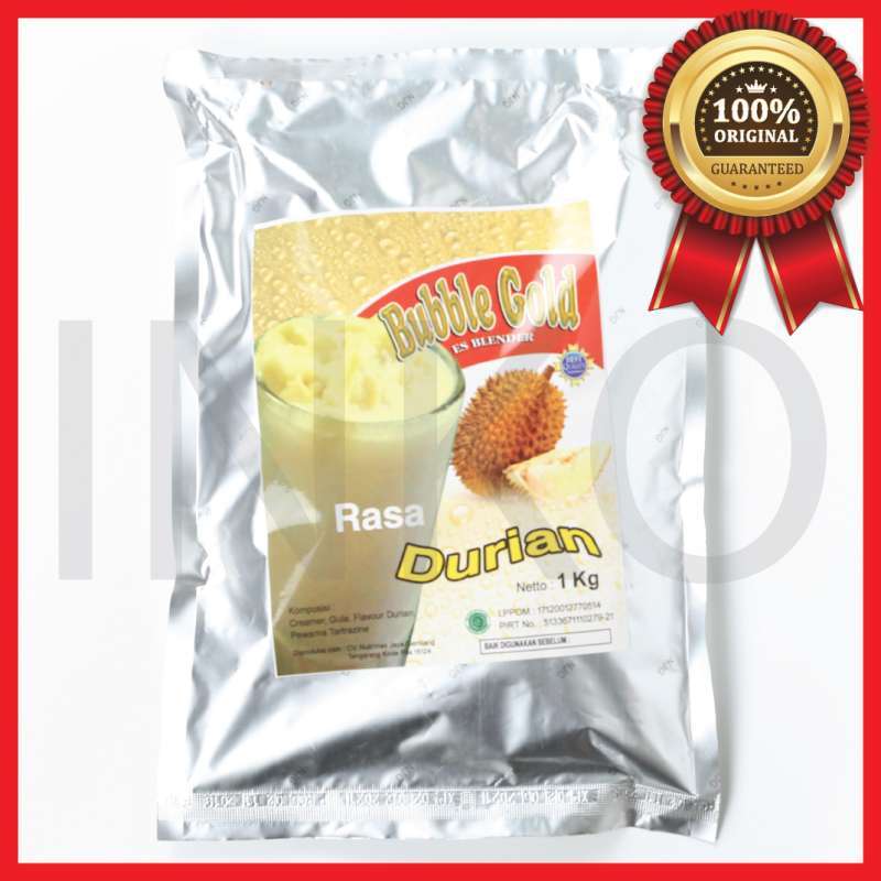 Jual BUBBLE GOLD ES BLENDER BUBUK USAHA MINUMAN RASA DURIAN 10KG di ...