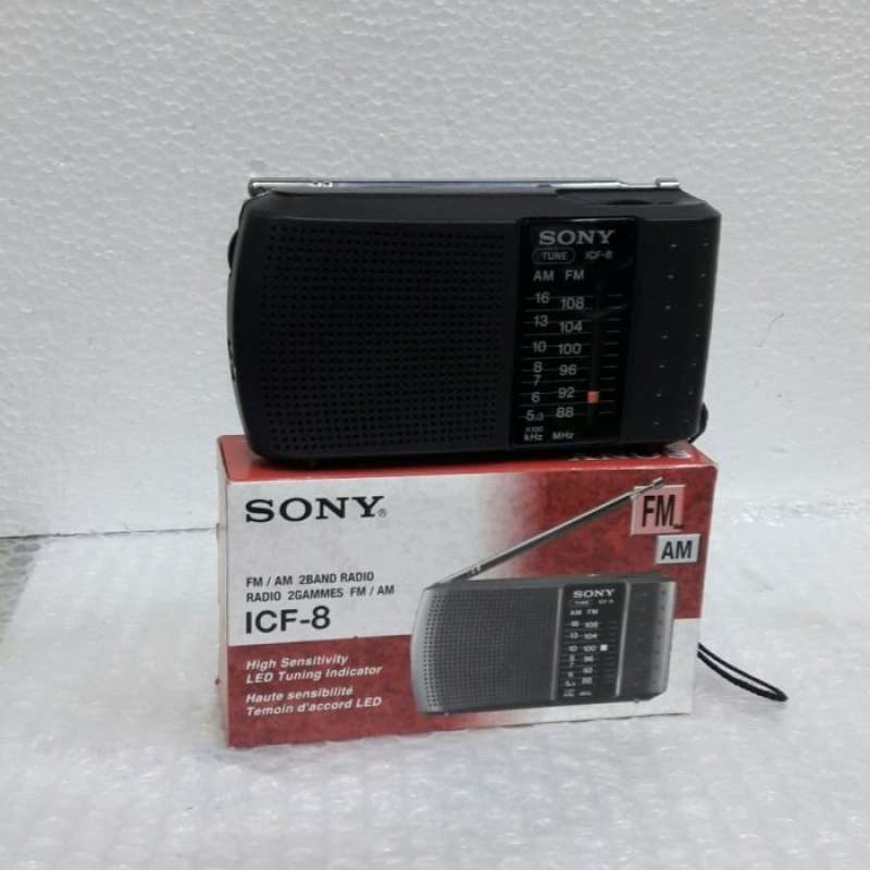 Promo SONY RADIO ICF 8 FM AM 2 BAND ASLI SONY Diskon 23% di Seller ...