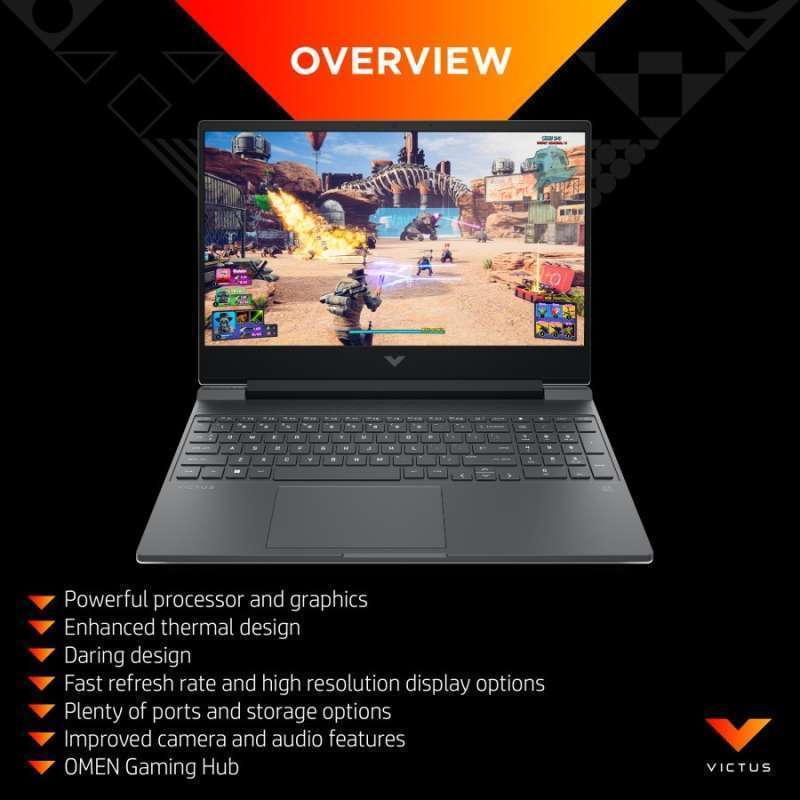 Jual Hp Victus Gaming 15 Fb0011ax - Ryzen 5 5600h 16gb 512ssd Radeon Rx6500 Win11 Ohs 15.6 Fhd ...