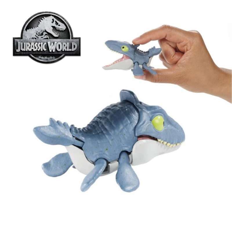 Promo Jurrasic World Snap Squad Mosasaurus Mainan Action Figure ...