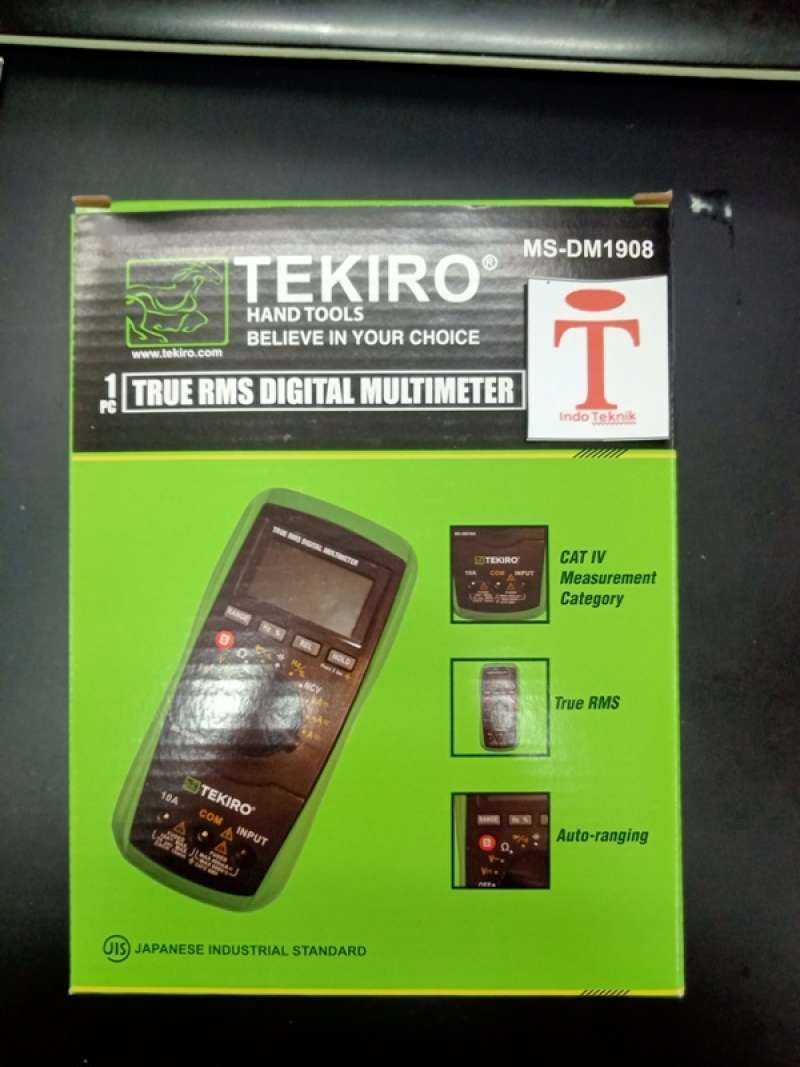Jual Tekiro True RMS Multimeter di Seller Indo Teknik Lindeteves - Kota ...