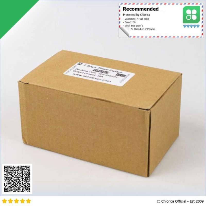 Promo Sinotimer Power Timer Programmable Time Switch Relay 220v 30a