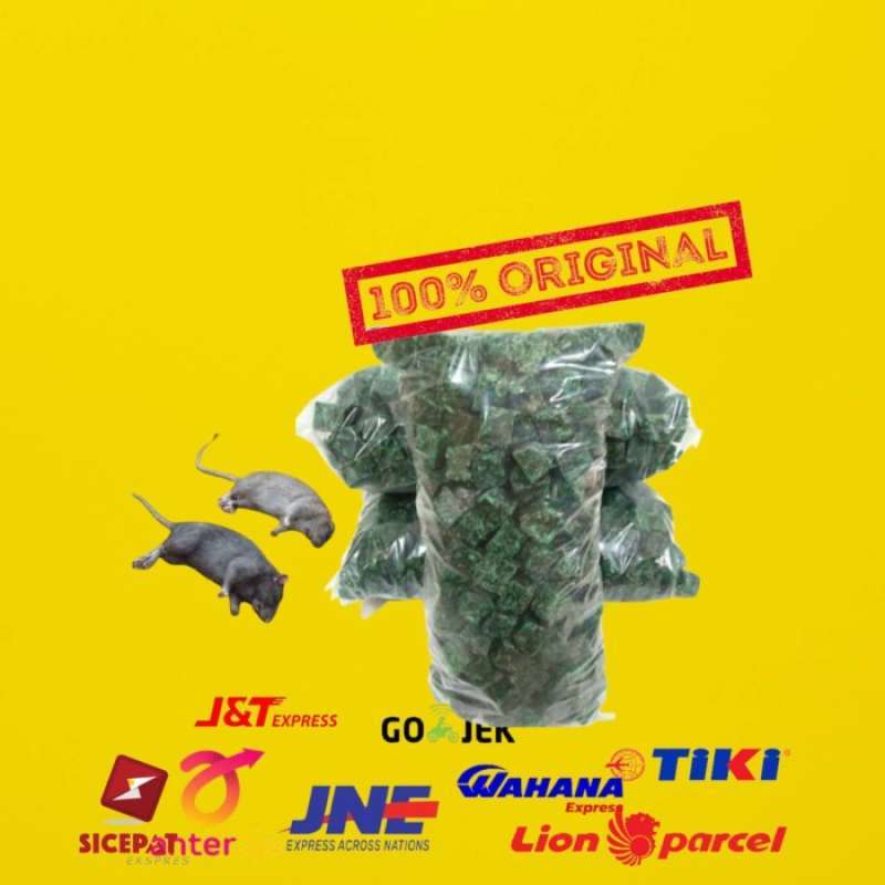 Promo Obat Ampuh Basmi Tikus Klerat 0,05Bb Kemasan Ulang Racun Tikus ...