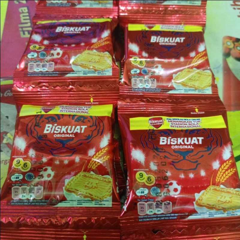 Jual 1 Pak Biskuit Biskuat Original Isi 2 Renceng X 10 Sachet X 75 Gram ...