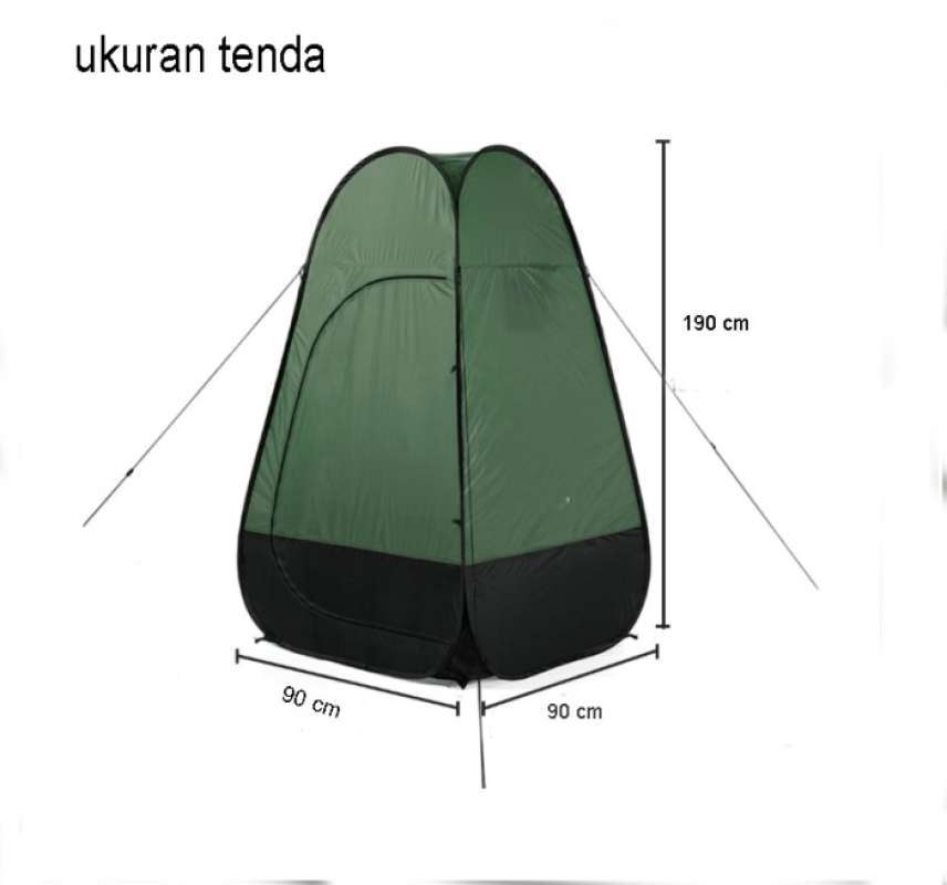 Promo TENDA TOILET WC Portable camping hijau Diskon 36% di Seller MOUNT ...
